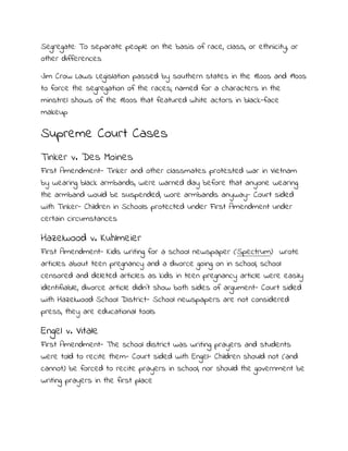 Unit 2 study guide | PDF