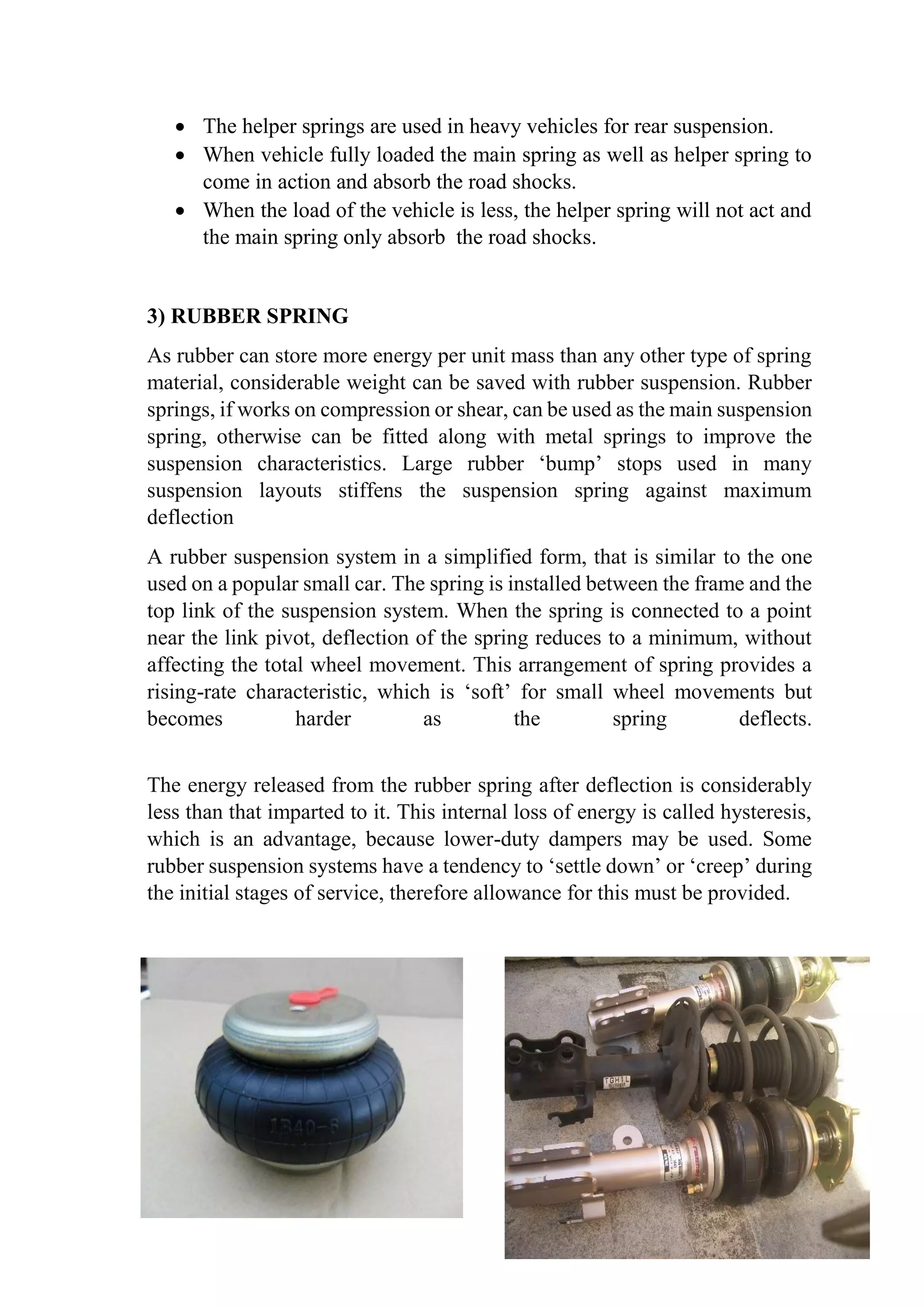 Unit 2 : Suspension System | PDF
