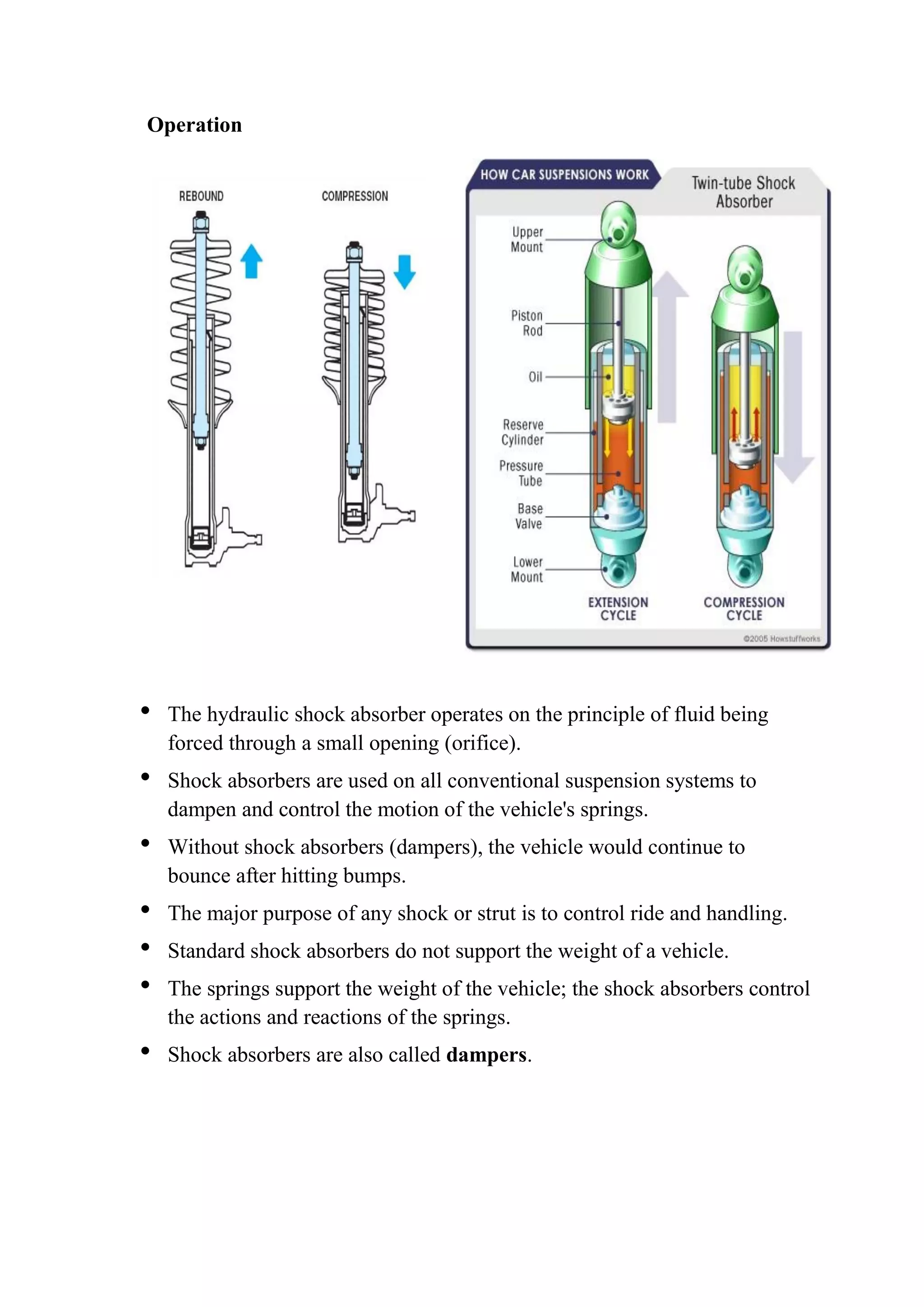 Unit 2 : Suspension System | PDF