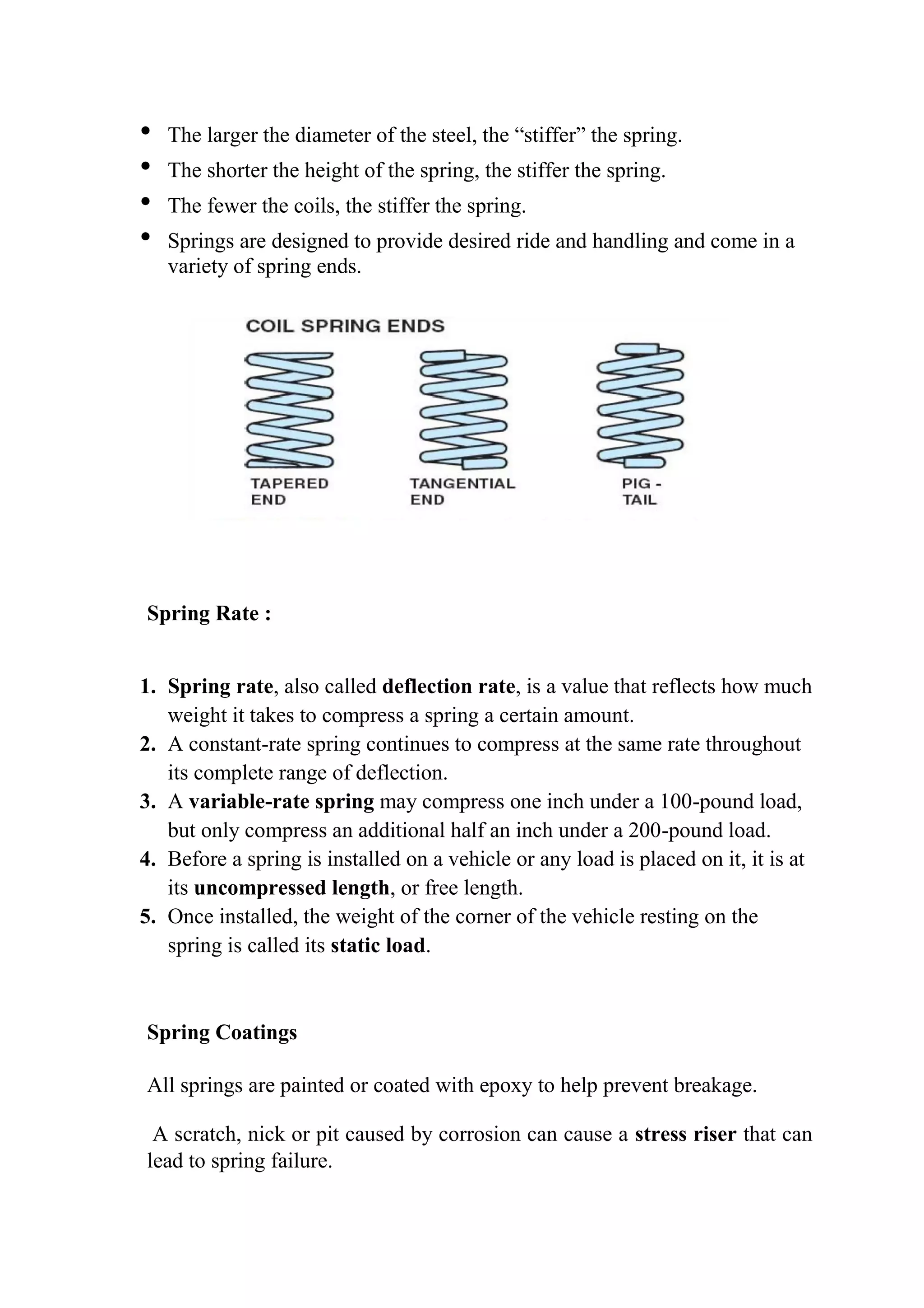 Unit 2 : Suspension System | PDF