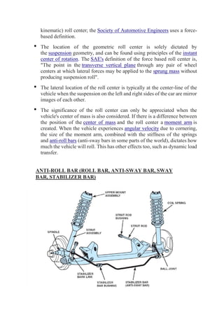 Unit 2 : Suspension System | PDF