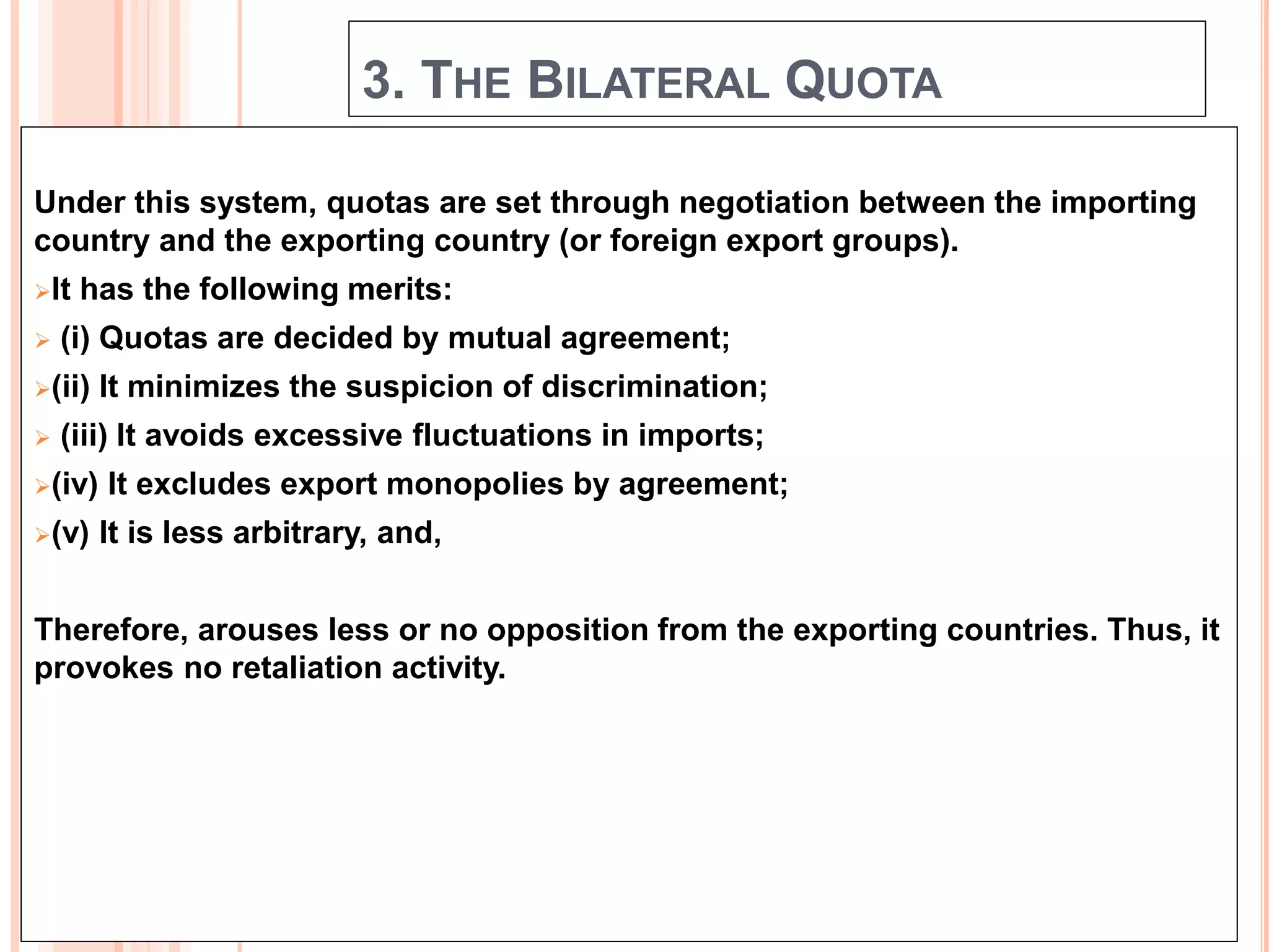 Tariffs and quota | PPTX