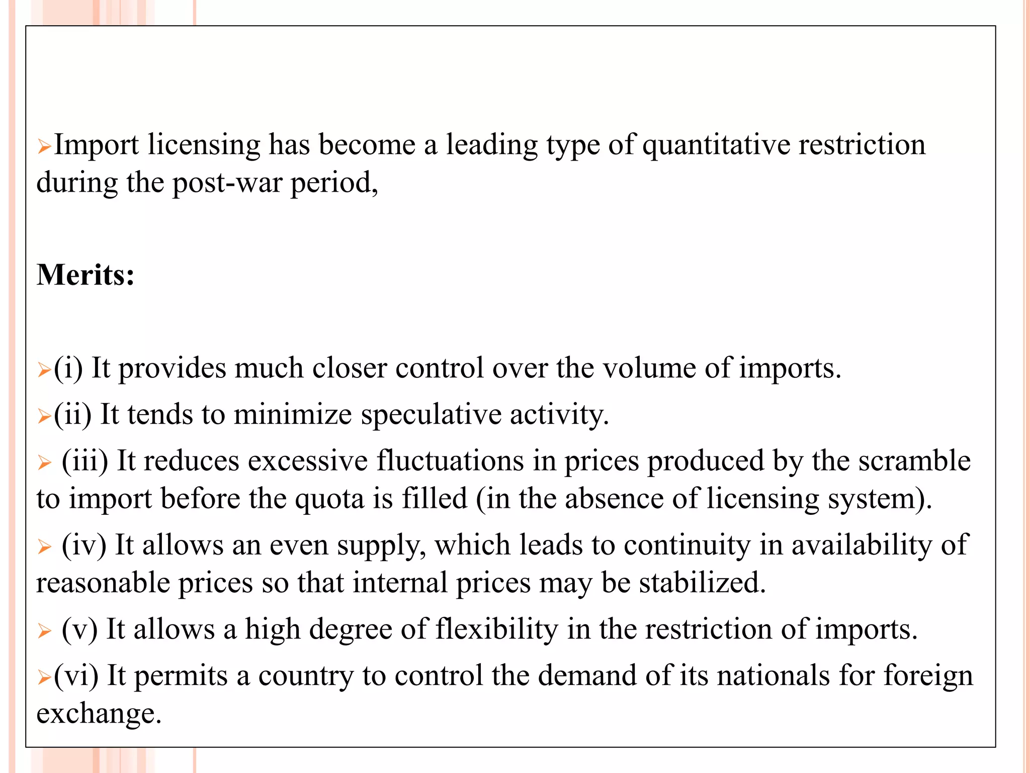 Tariffs and quota | PPTX