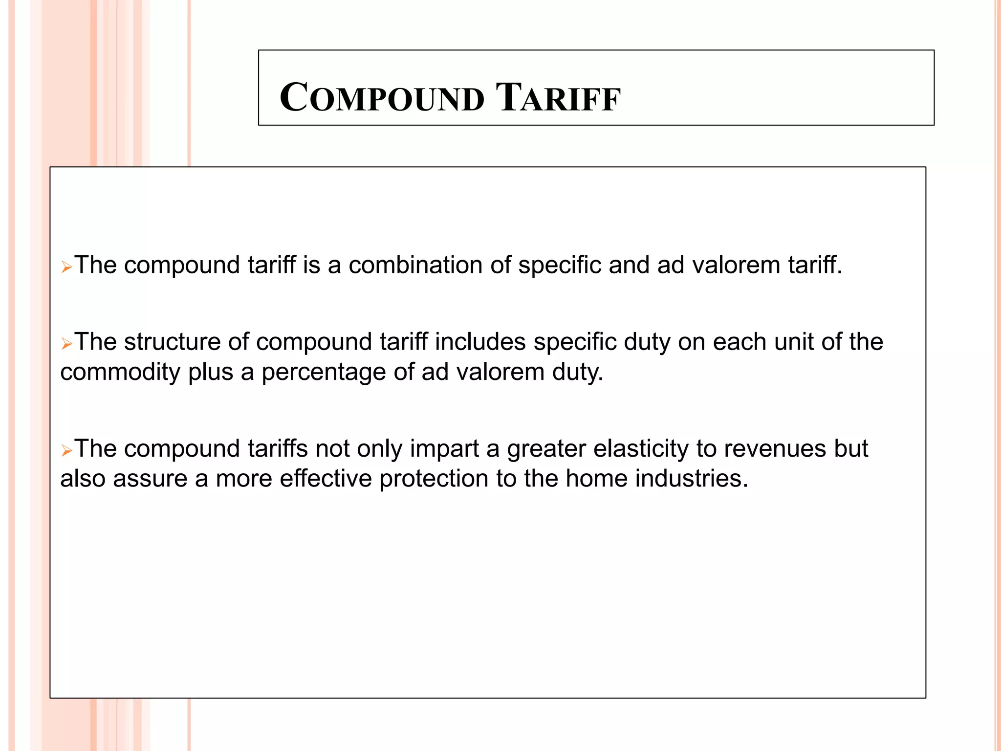 Tariffs and quota | PPTX
