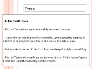 Tariffs and quota (1).pptx