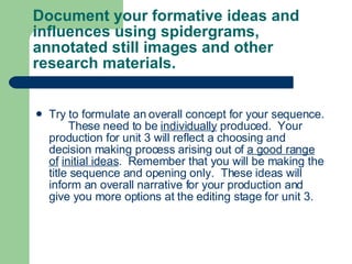 Unit 2 Task 1 Parts B & C | PPT | Documentary | Genres