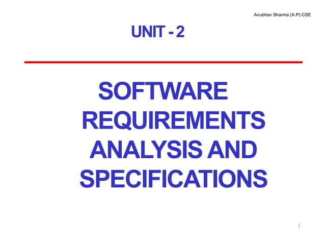 Unit 2 of software Engineering aktu sem6 | PDF | Computer Software and Applications | Computing