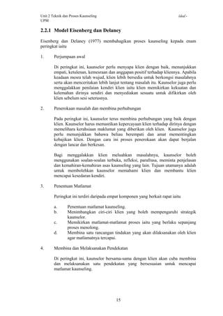 Unit 2 teknik dan proses kaunseling (1) | DOC