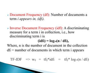 Term weighting | PPTX | Computing | Technology & Computing