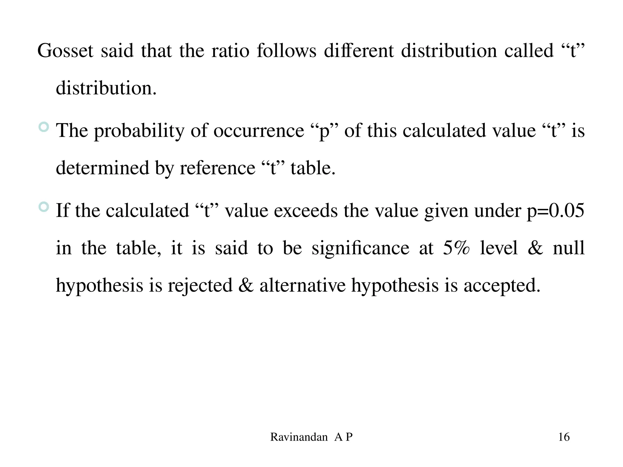 Unit 2 Testing of Hypothesis -Parametric test- Biostatistics and ...