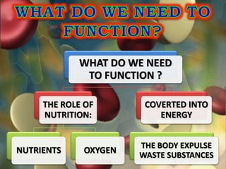 Unit 2 The Human Body and Nutrition | PPT
