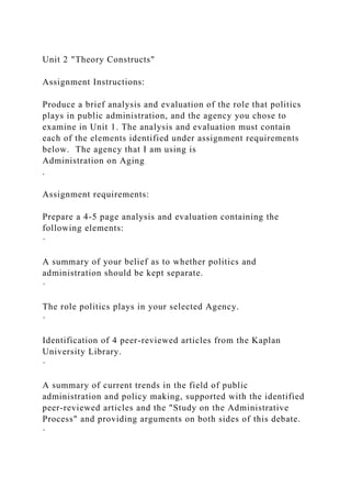 Unit 2 Theory ConstructsAssignment InstructionsProduce a .docx