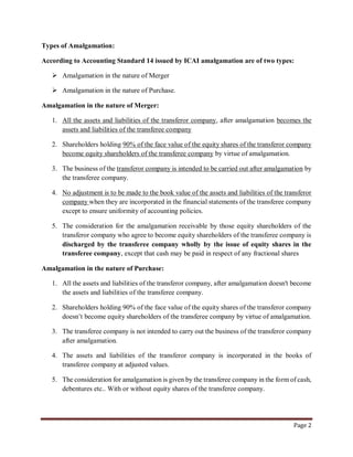 Amalgamation theory and model journals-unit 2 | PDF