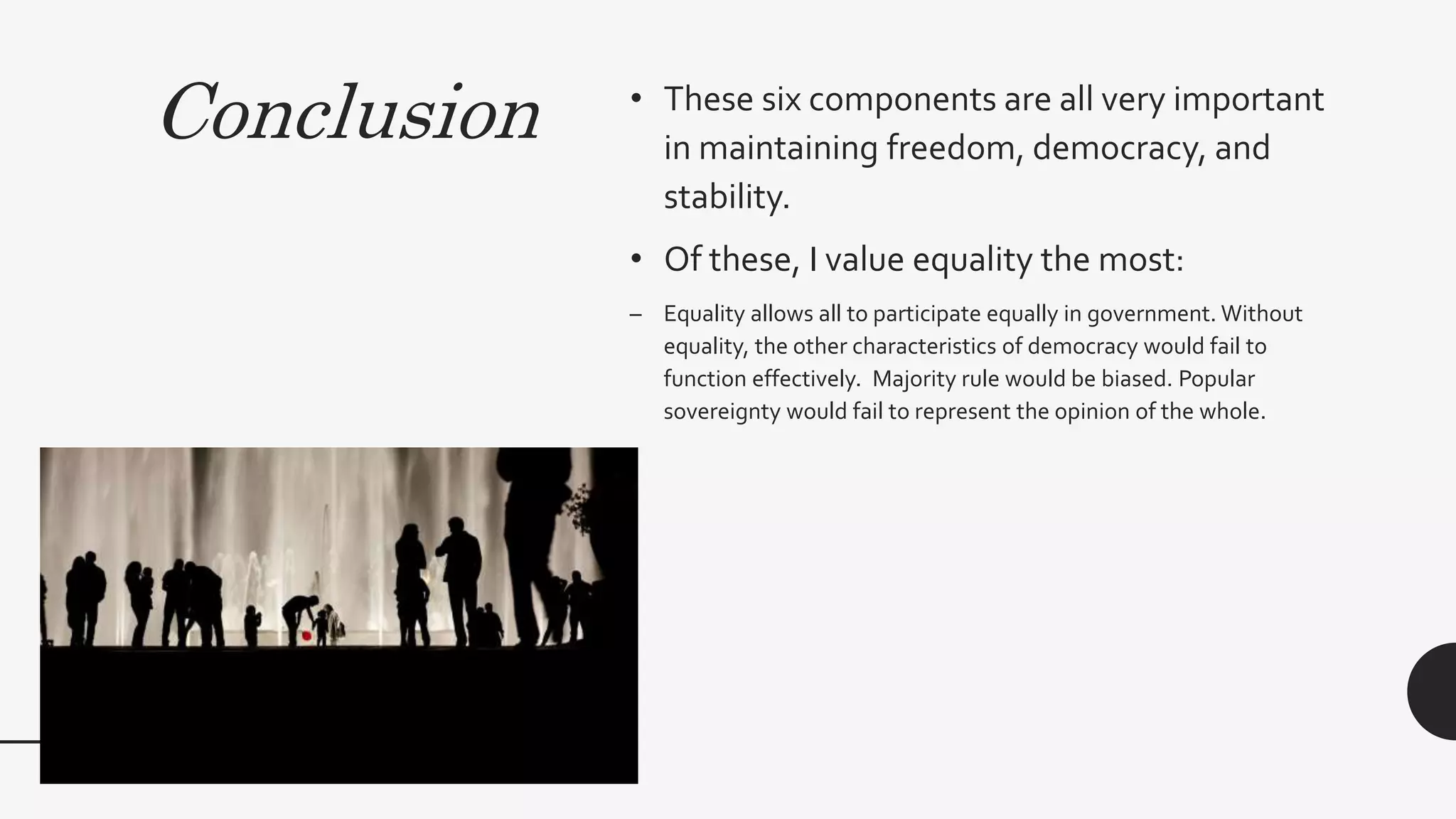 Unit 2 the six components of american democracy sample | PPTX