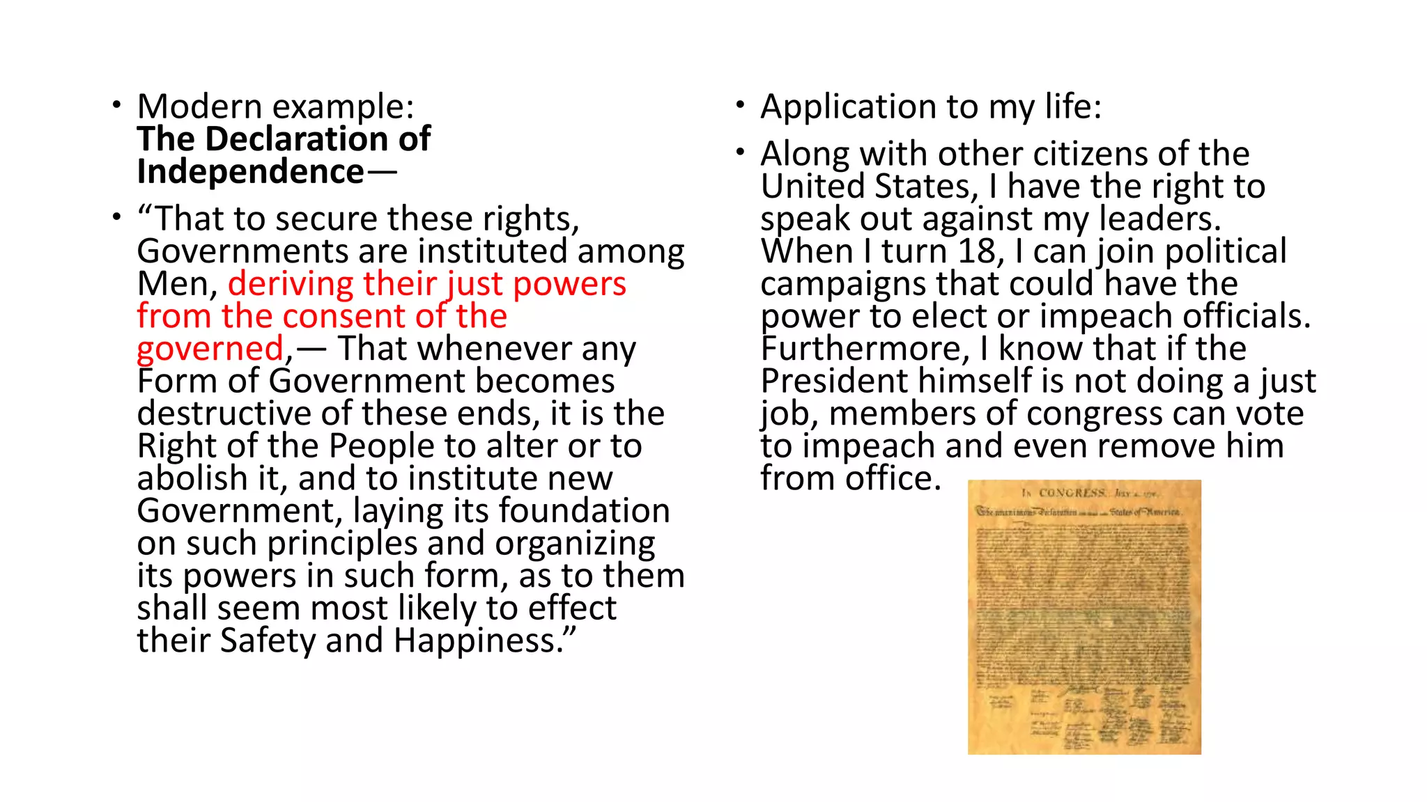 Unit 2 the six components of american democracy sample | PPTX