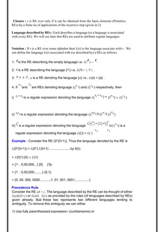 theory of computation notes for school of engineering | DOCX