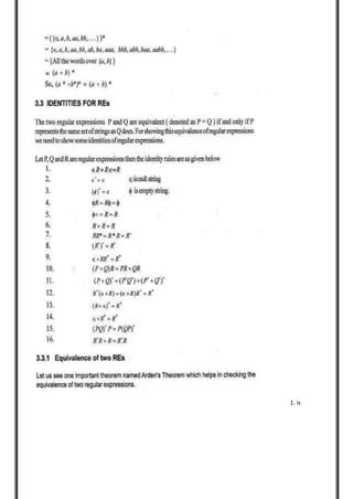 theory of computation notes for school of engineering | DOCX