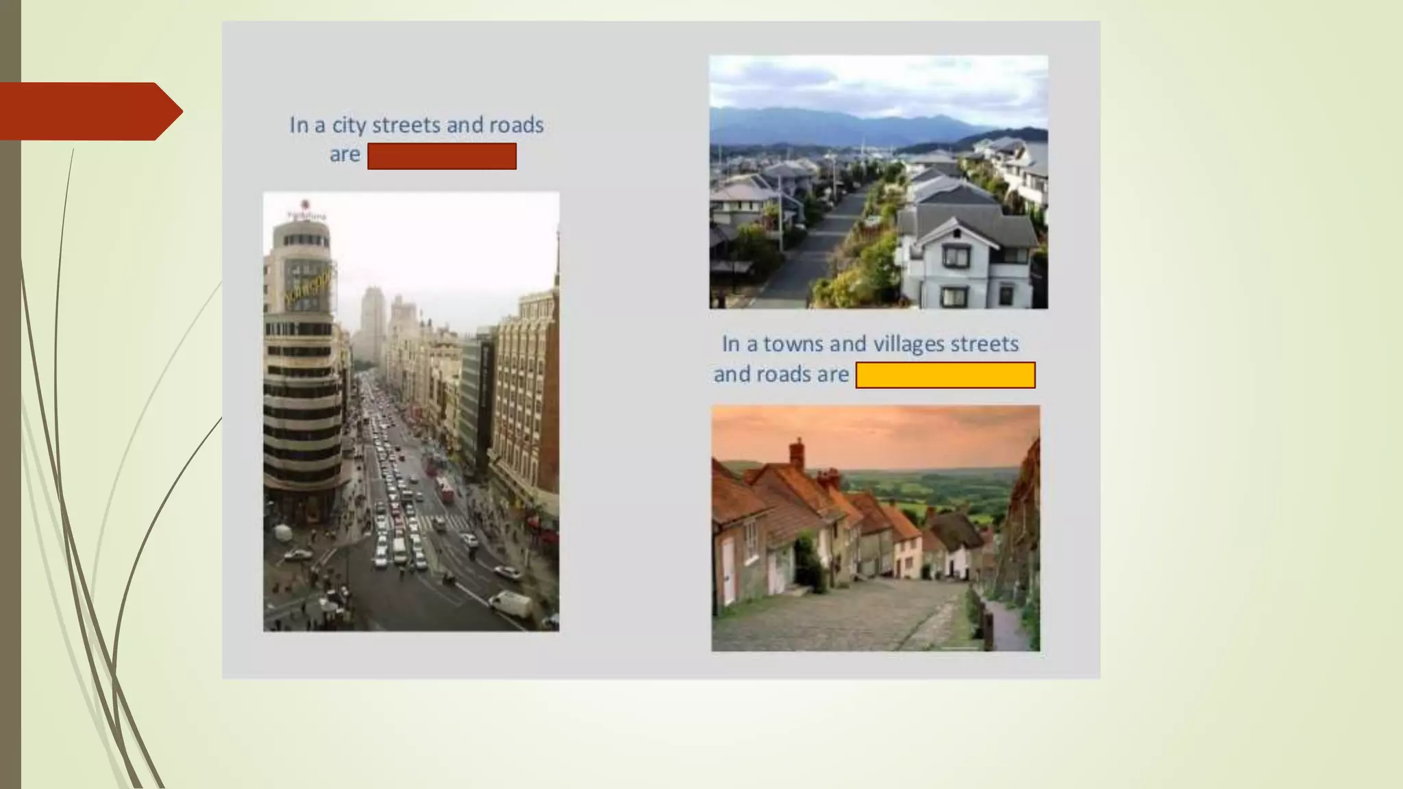 Unit 2 towns and cities | PPTX
