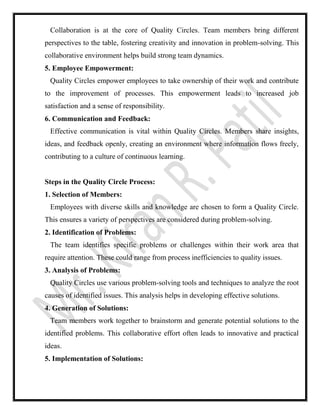 Unit 2 Total Quality Management............. | PDF