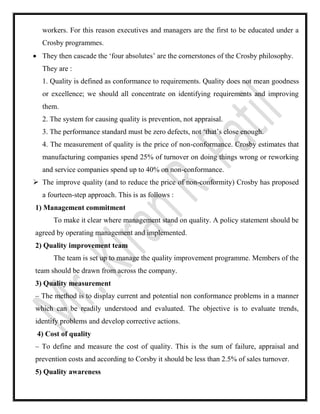 Unit 2 Total Quality Management............. | PDF