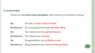 Unit 2 Types or genres of Academic Writing | PPT