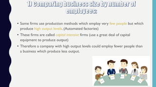 Unit 2 types of business activities Business IGCSE | PDF