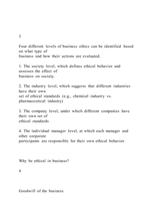 Unit 2 understanding business ethics business ethics | DOCX