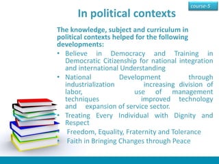 Unit 2 Understanding Discipline and Subjects in Socio- cultural ...