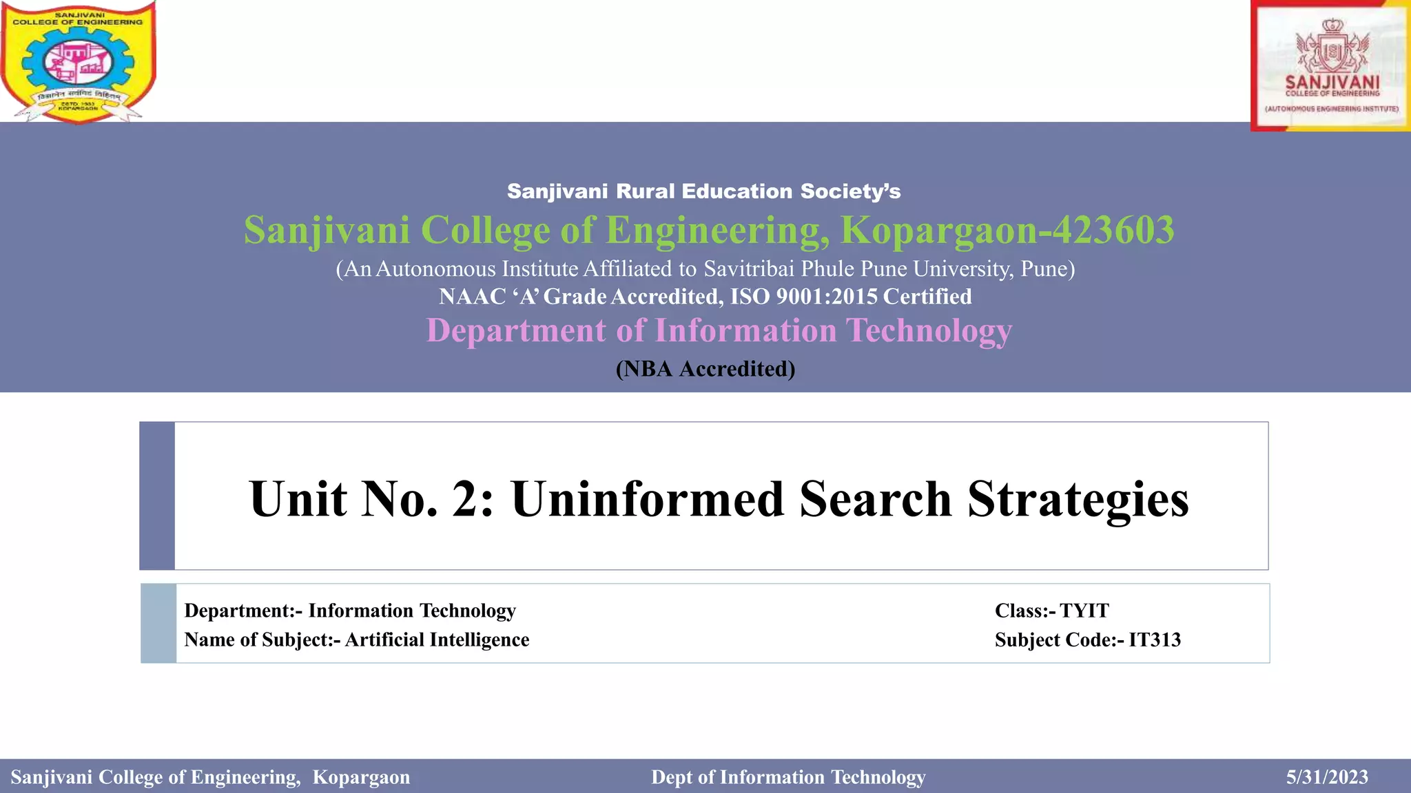 Unit 2 Uninformed Search Strategies.pptx