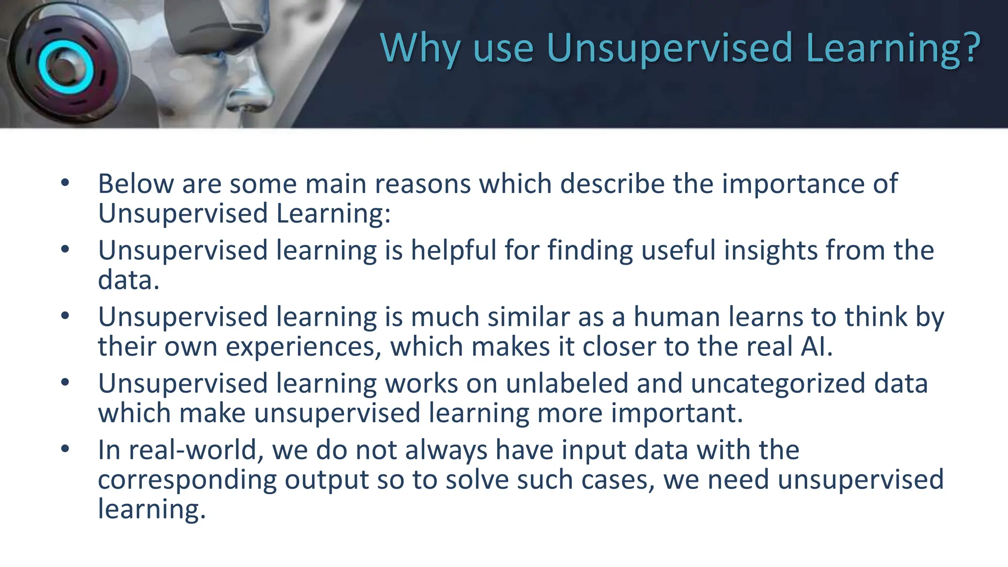 Unit 2 Unsupervised Learningpptx Computing Technology And Computing