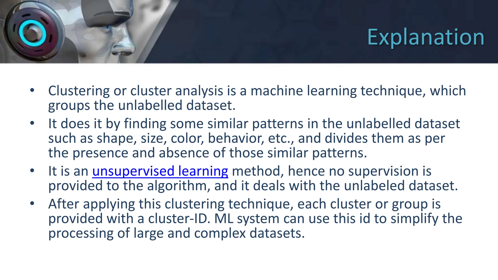 Unit 2 Unsupervised Learningpptx Computing Technology And Computing