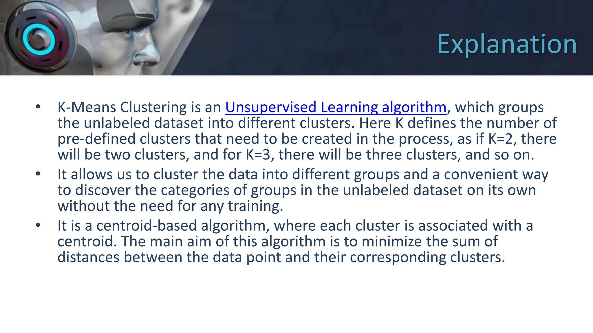 Unit 2 unsupervised learning.pptx | Computing | Technology & Computing