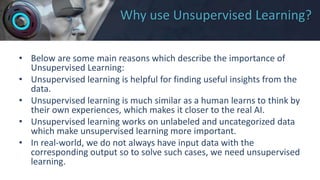 Unit 2 unsupervised learning.pptx