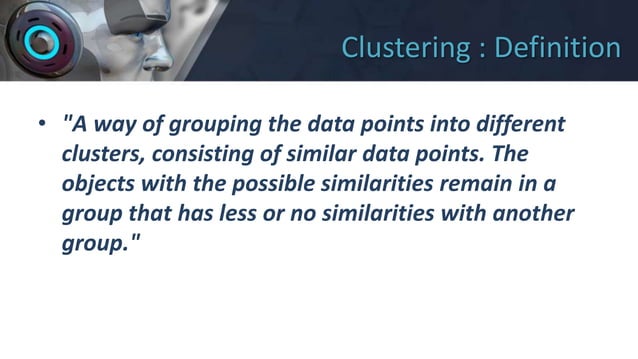 Unit 2 unsupervised learning.pptx | Computing | Technology & Computing