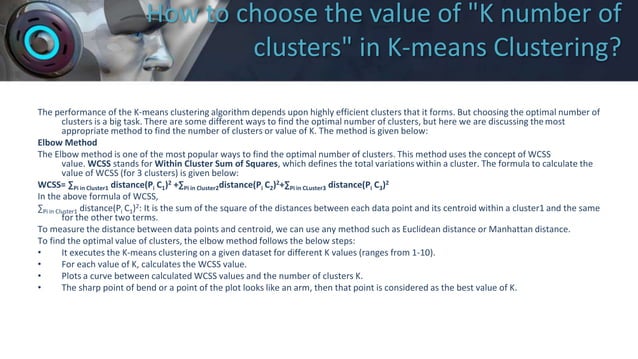Unit 2 unsupervised learning.pptx | Computing | Technology & Computing