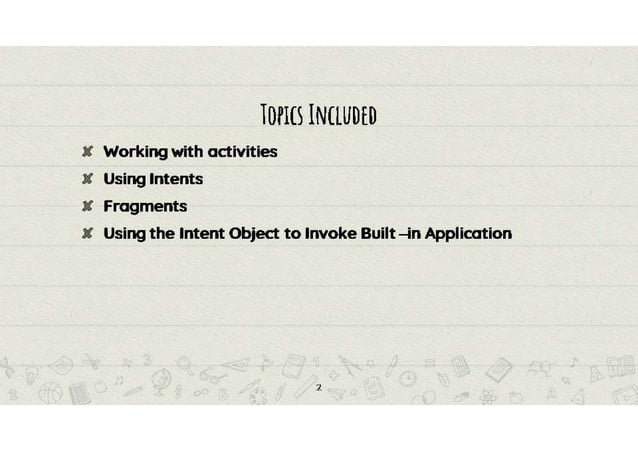 Unit2 using activities,fragments&intents | PDF