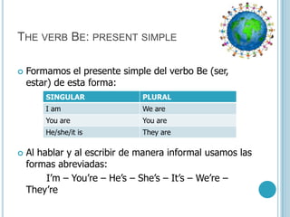 Unit 2 Verb Be | PPT