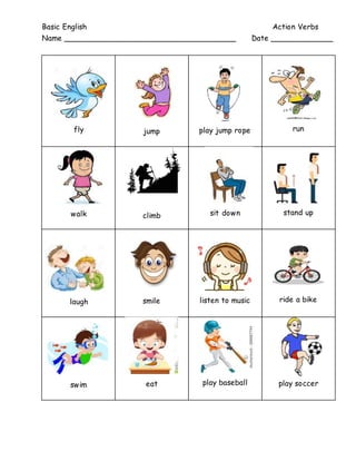 Unit 2 verbs and present tense | PDF
