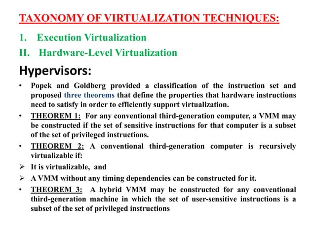 Unit 2 Virtualization Part I.pptx | Operating Systems | Computer Software and Applications