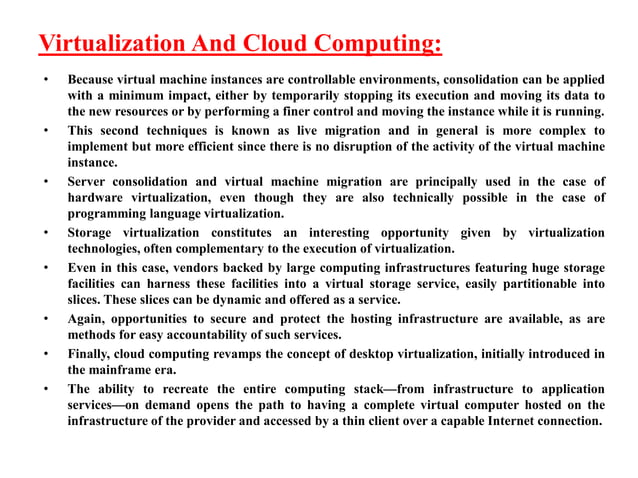 Unit 2 Virtualization Part I.pptx | Operating Systems | Computer Software and Applications