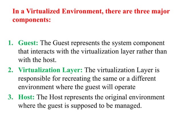 Unit 2 Virtualization Part I.pptx | Operating Systems | Computer Software and Applications