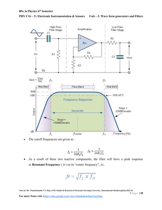 Unit – 2: Wave form generators and Filters | PDF
