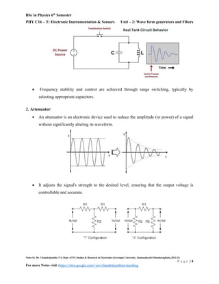 Unit – 2: Wave form generators and Filters | PDF