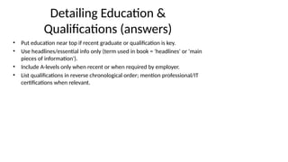 Unit2_Writing_an_Impressive_CV_Detailed.pptx (English for Job hunting ...