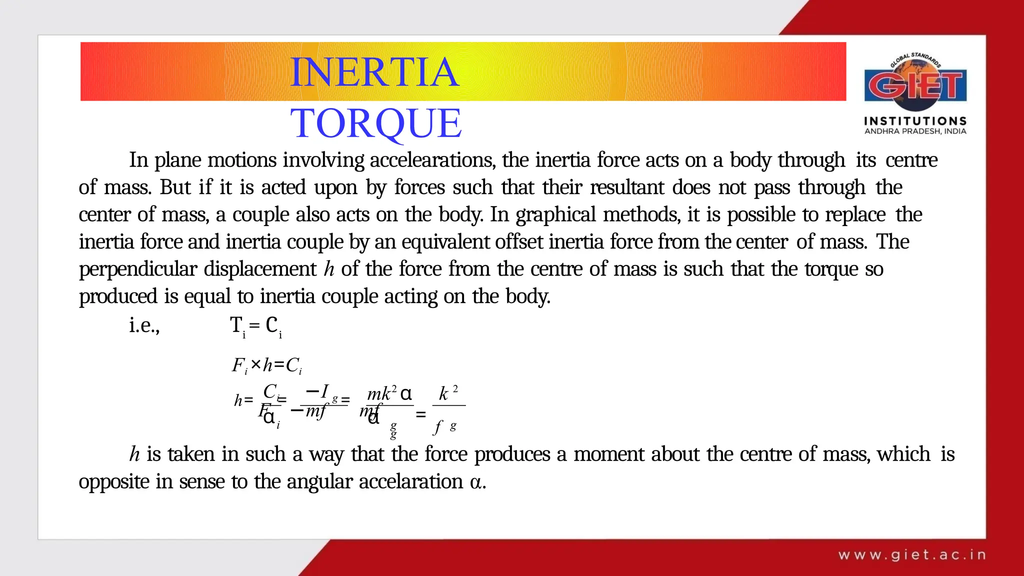 Dynamic force analysis slider crank mechanism | PPTX | Physics | Science