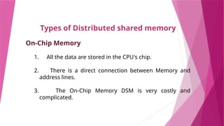 Advanced Operating Systems- Distributed Scheduling and shared memory | PPTX