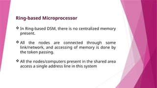 Advanced Operating Systems- Distributed Scheduling and shared memory | PPTX