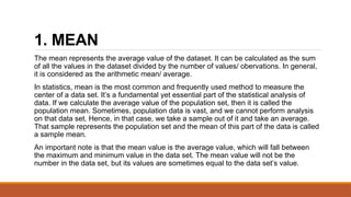 UNIT 3-1.pptx of biostatistics nursing 6th sem | PPTX