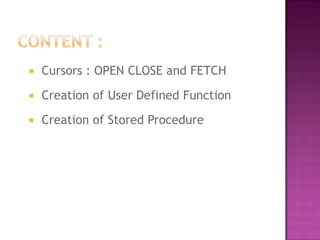 Unit 3(rdbms) | PPTX