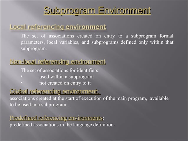 Unit 3 principles of programming language | PPT